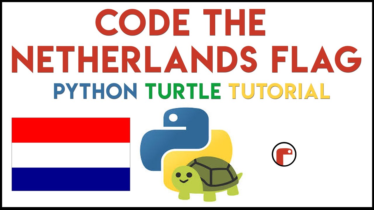 Python Turtle - Code The Netherlands Flag Tutorial