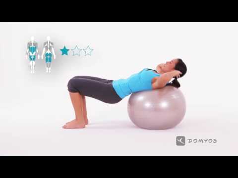 Exercício 1 - Gym Ball Domyos - Exclusividade Decathlon