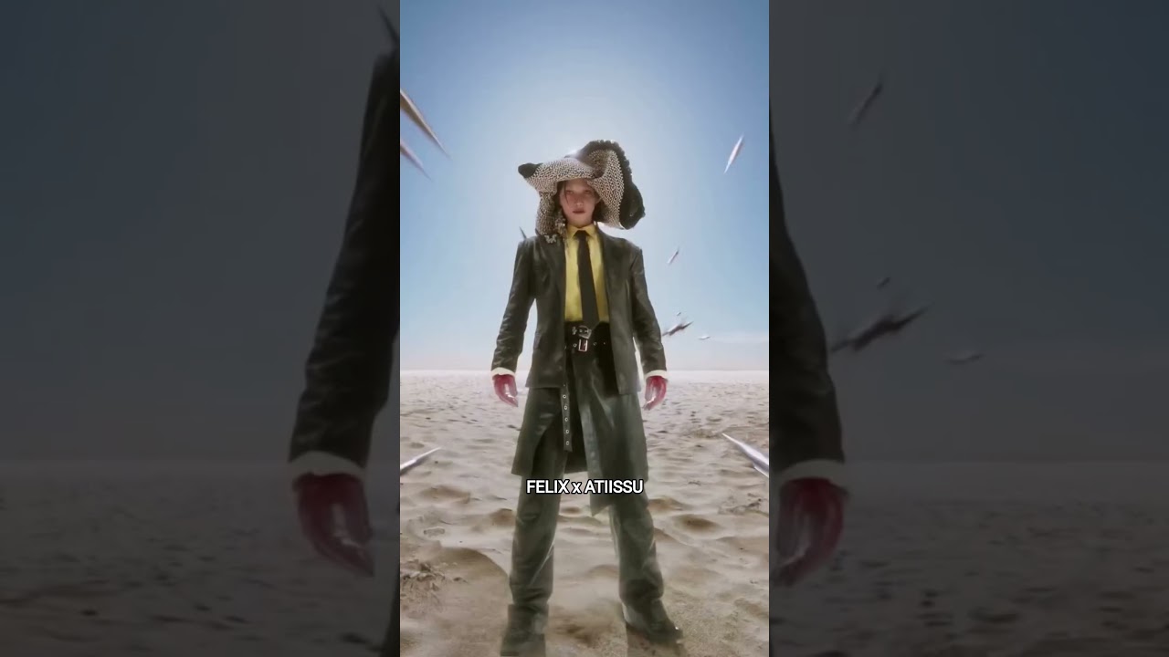 Felix helping the boss with his LETHAL FACE CARD 🤠🫦 #felix #straykids #FELIXxATIISSU #ad