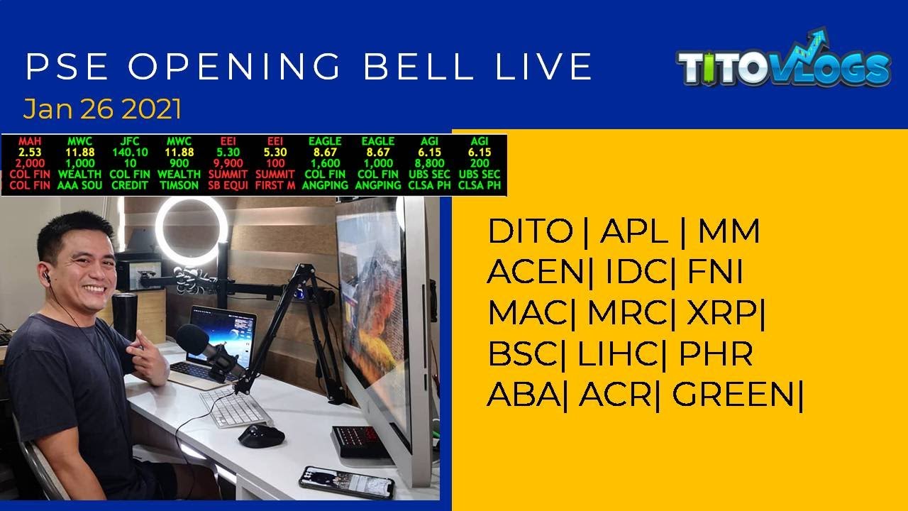 PSE OPENING BELL  LIVE | JANUARY 26 2021