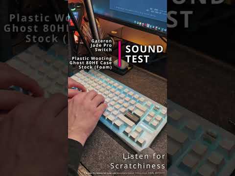 Wooting 80HE SOUND TEST UPGRADE: Ditch the Foam, Feel the Flux!