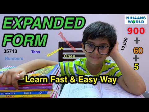 The Expanded Form of a Number |Writing a Number in Expanded Form |Expanded form in maths |