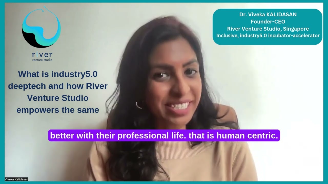 What is industry5.0 and how does River Venture Studio support industry5.0 deeptech ventures