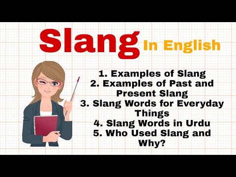 Slang in English| Slang in Urdu| Slang in Hindi| What Does Slang mean?| English Slang Words.