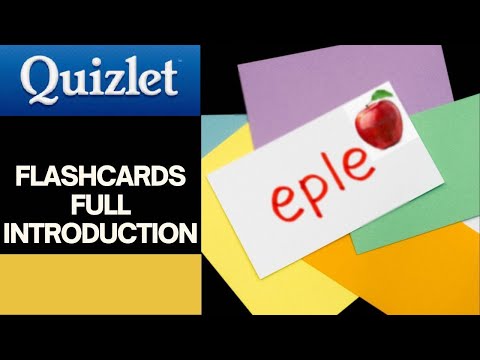 How to use Quizlet Flashcard technology? A complete introduction.