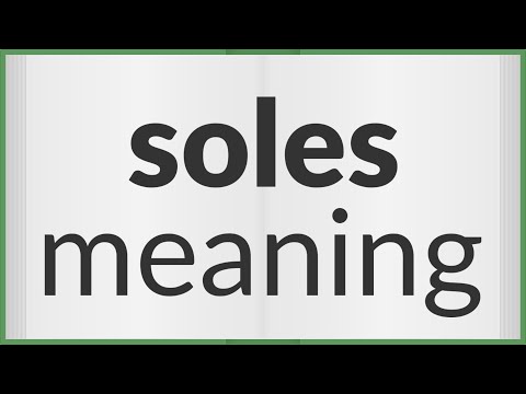 Soles | meaning of Soles