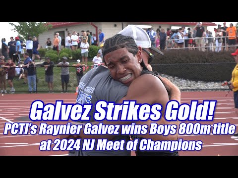 Passaic Tech's Raynier Galvez Wins Boys 800 Meter Title! | 2024 Meet of Champions