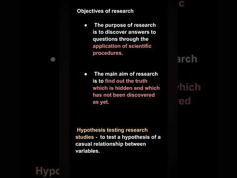Objectives of Research || Net History
