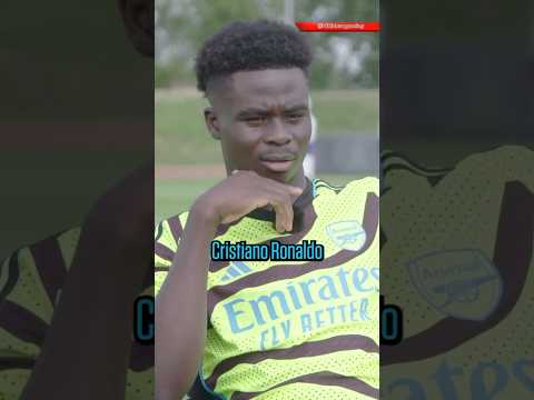 Bukayo Saka reveals his boyhood hero #saka #shorts #youtubeshorts #ytshorts #short #premierleague