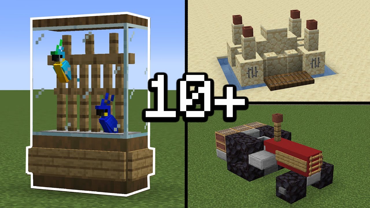 10+ Build Hacks in Minecraft! #20 - Minecraft Builders