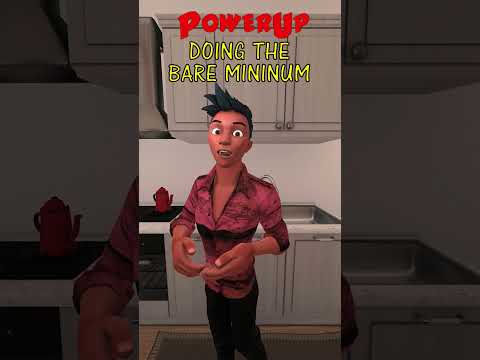 POWERUp Your English with understanding DOING THE BARE MINIMUM!