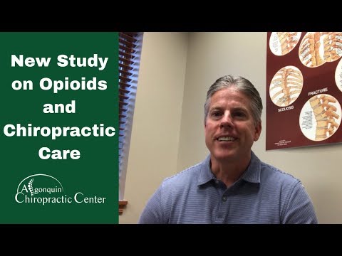 Dr. Galante Discusses a New Study on Opioids and Chiropractic Care