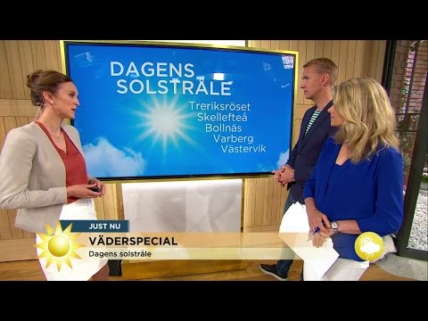 På många håll soligt väder idag - Nyhetsmorgon (TV4)
