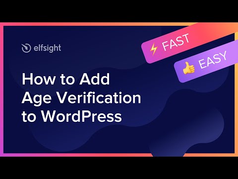 How to Add Age Verification Plugin to WordPress
