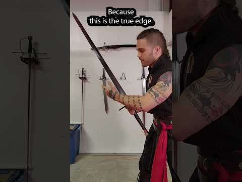 Anatomy of the SWORD pt. 1: True vs False Edge #sword #shorts