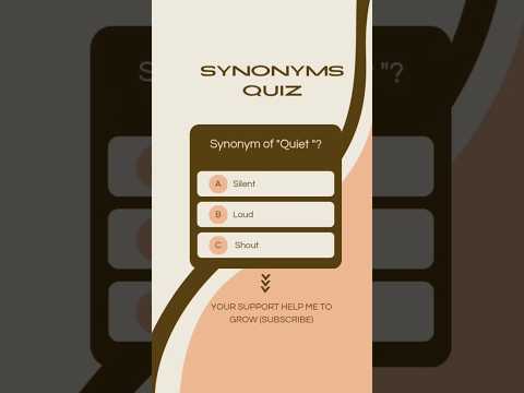 Can You MASTER These Synonyms?