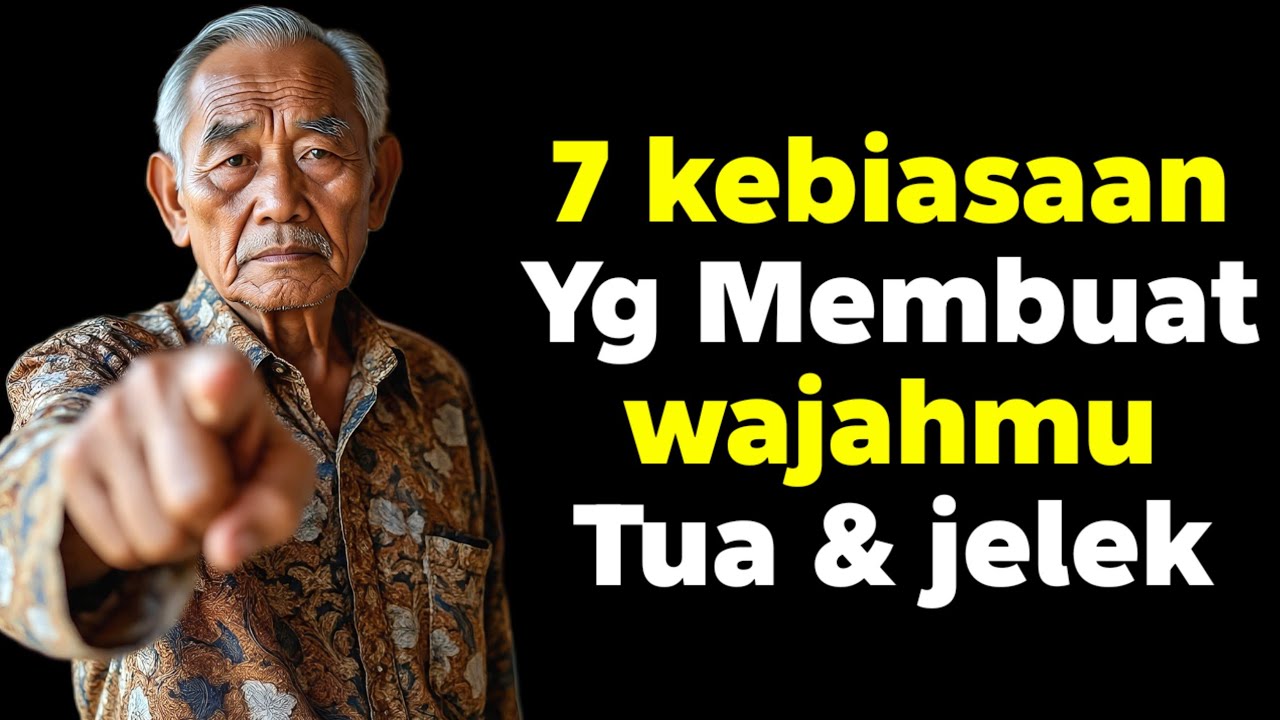 7 kebiasaan yang membuat wajah kamu jelek? Tanpa anda sadari...!