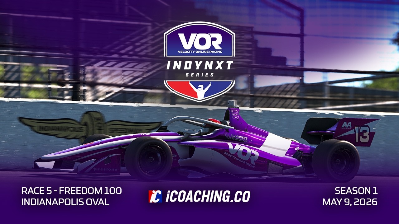 2026 VOR Indy NXT Series || Round 3 - Freedom 100 presented by iCoaching.co