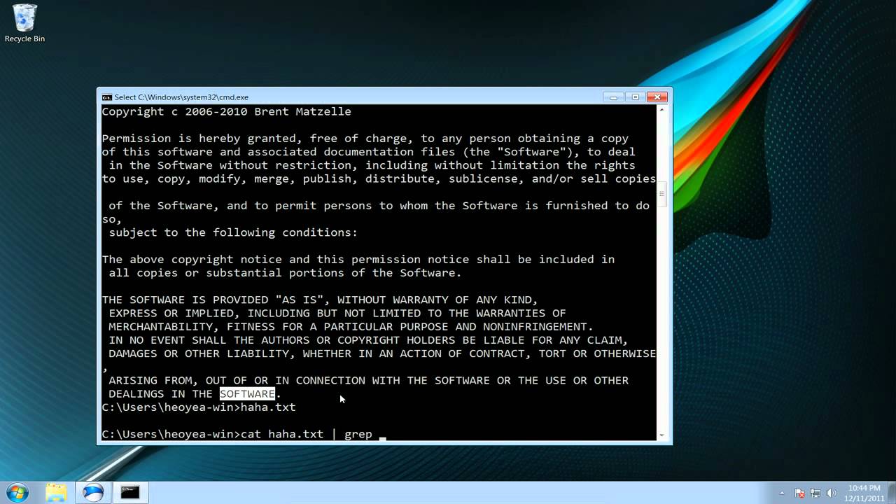 GOW ( Gnu On Windows ) - Linux Commands on Windows