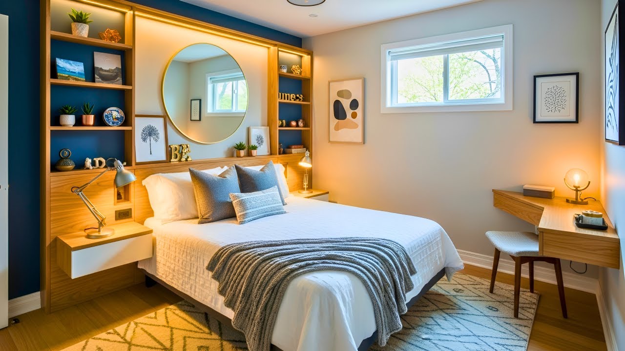 100+ Genius Small Bedroom Ideas for Maximizing Space (Tiny Room Makeover)