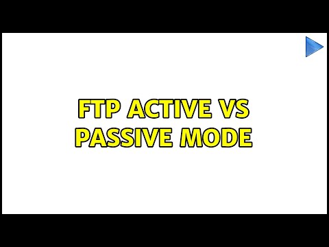 FTP Active vs passive mode (3 Solutions!!)