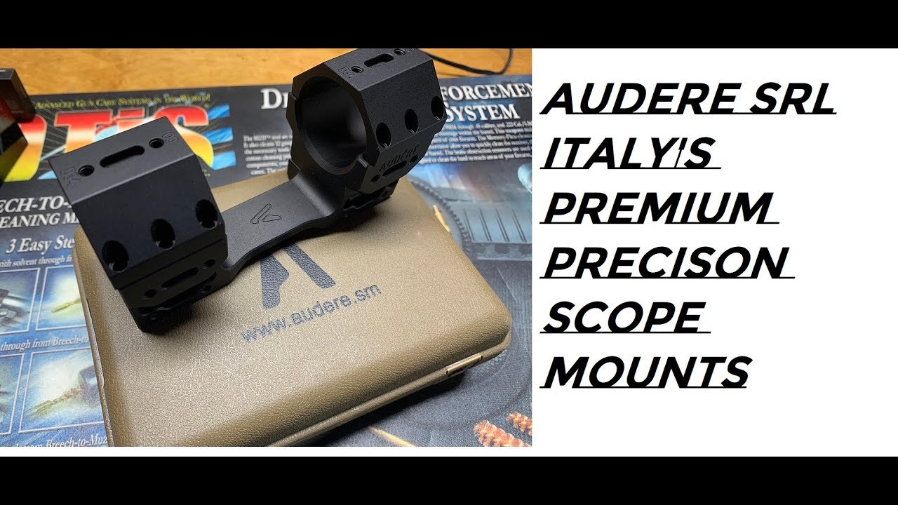 unboxing audere srl scope mount