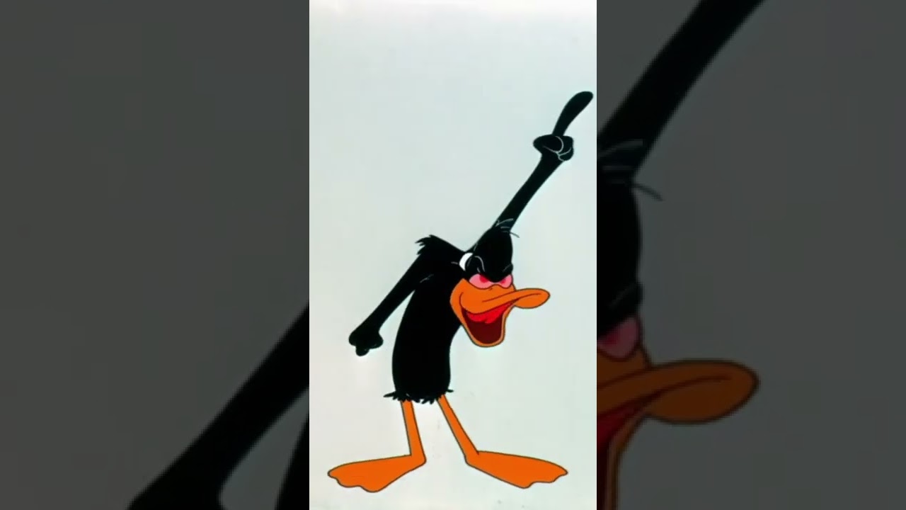 Daffy duck is angry