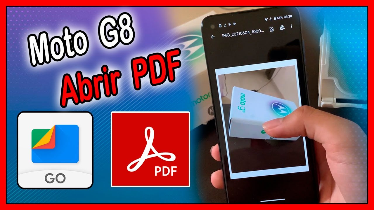 Como abrir arquivos em PDF no Moto G8