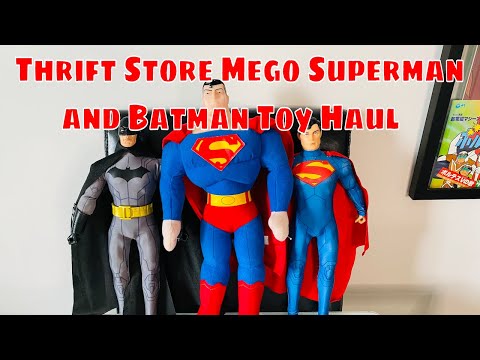 Thrift Store Mego Superman and Batman Toy Haul