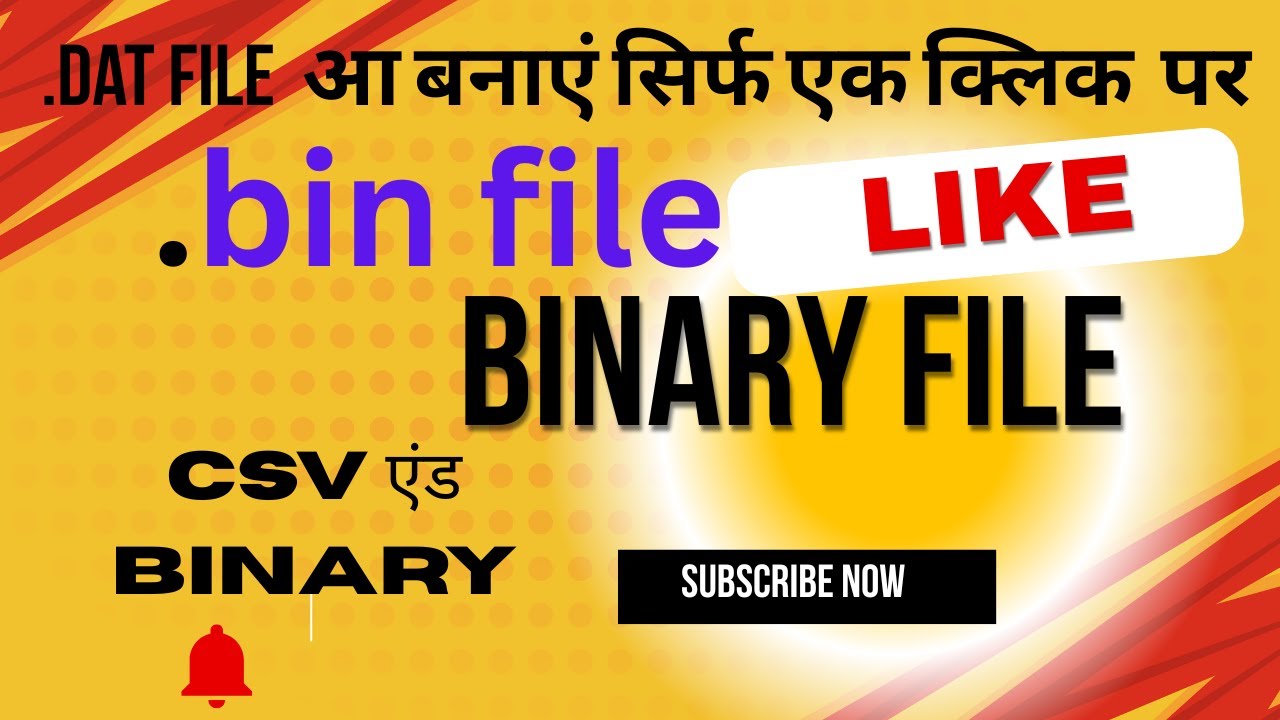 How to create binary file in python@COMPUTEREXCELSOLUTION #pythonprogramming