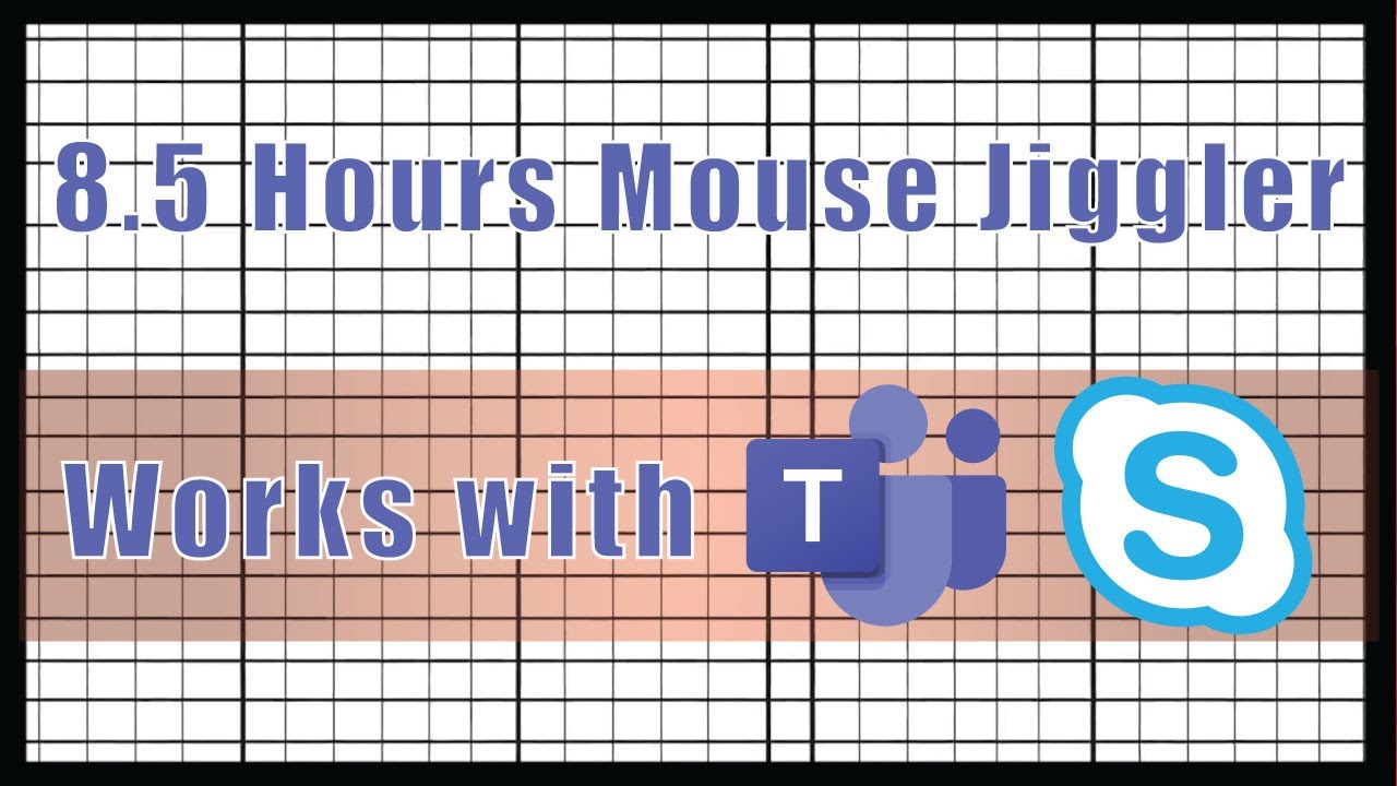 Mouse Jiggler 8.5 Hours - Keep Computer Awake - Perfect for 8 Hour Shift