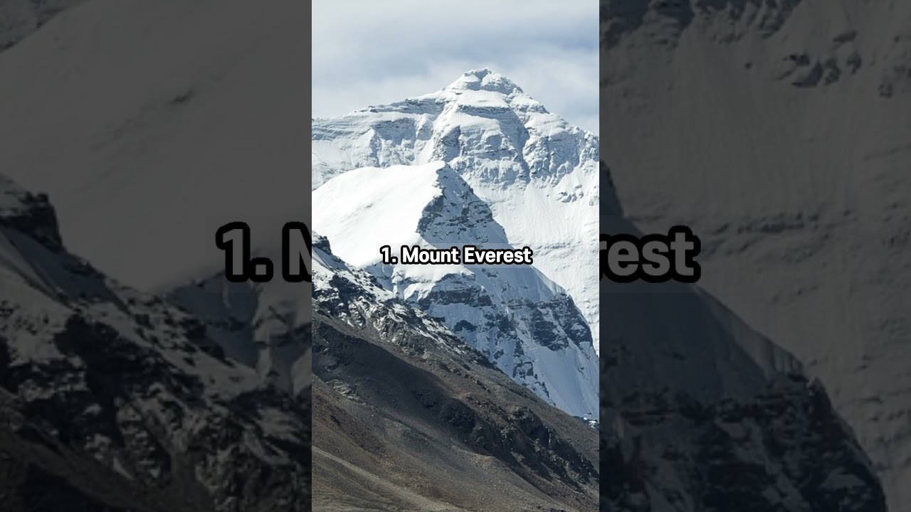 Top 5 Tallest Mountains in the World