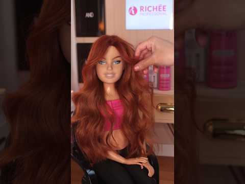 Red Head ๐ฆ #shorts #barbie #hairstyle #theroyaldolls