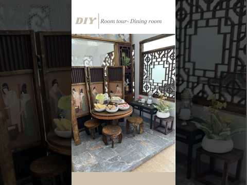 Room tour-Vintage dining room (Asian style)