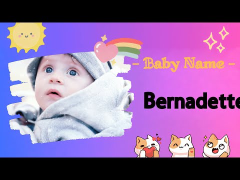 BERNADETTE | Bernadette name meaning | Girl Name Meaning | Brave bear (2023)
