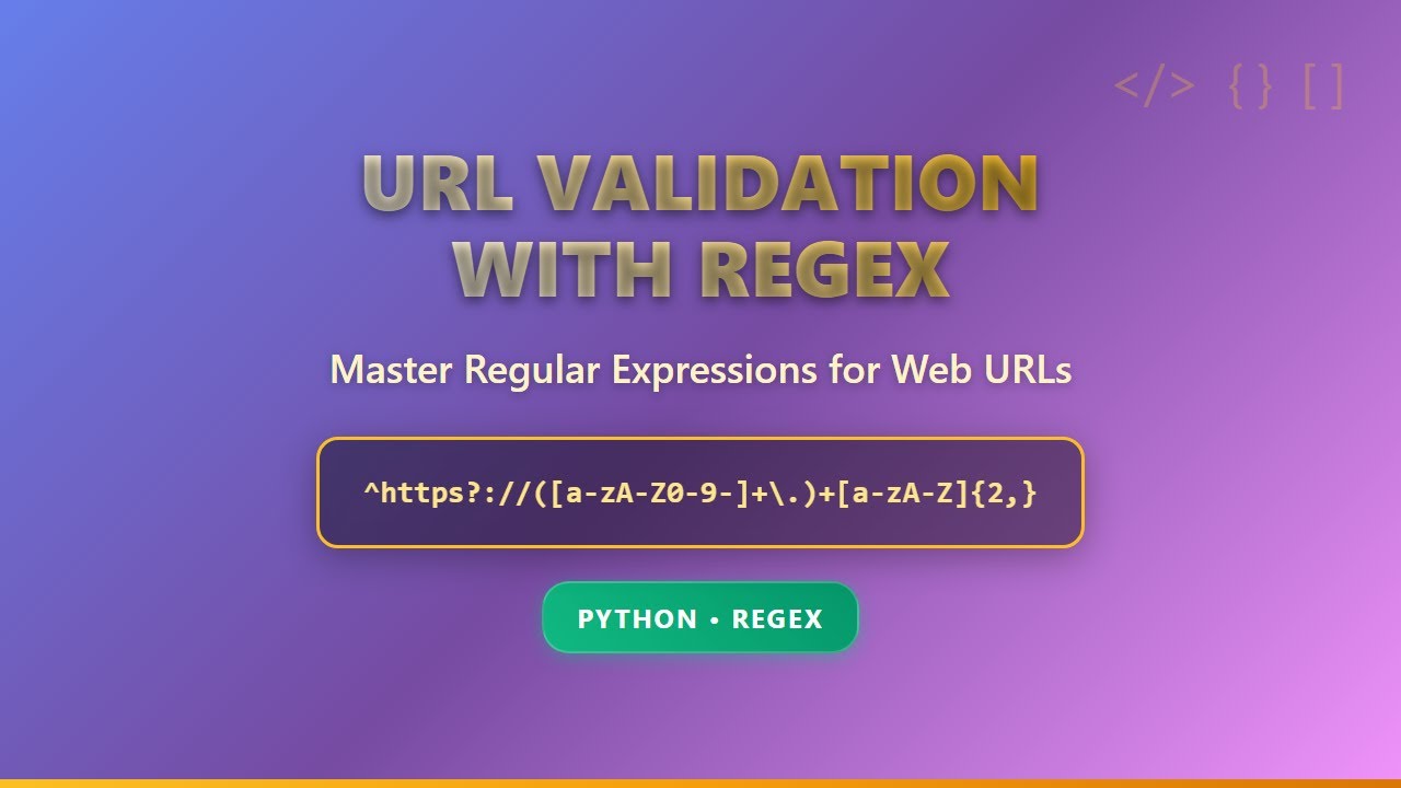 🌐 Master URL Validation with Regex: The Ultimate Guide for Beginners