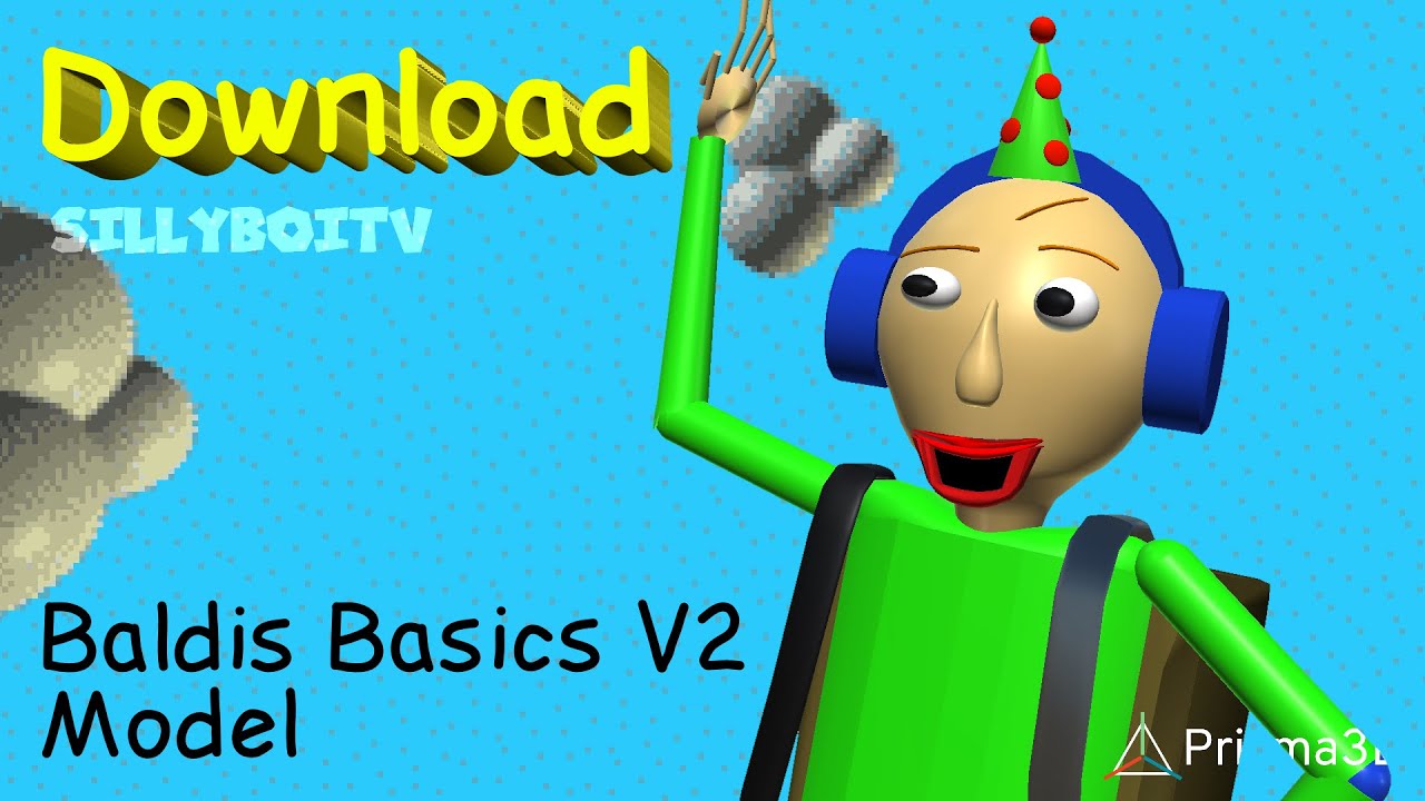Baldis Basics Model V2 (Prisma 3D)