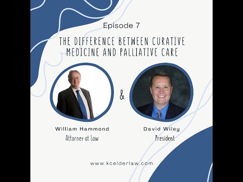 The difference between curative medicine and palliative care