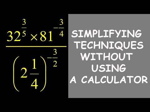 [IMPORTANT] Laws Of Exponents and How To Solve Without Using A Calculator