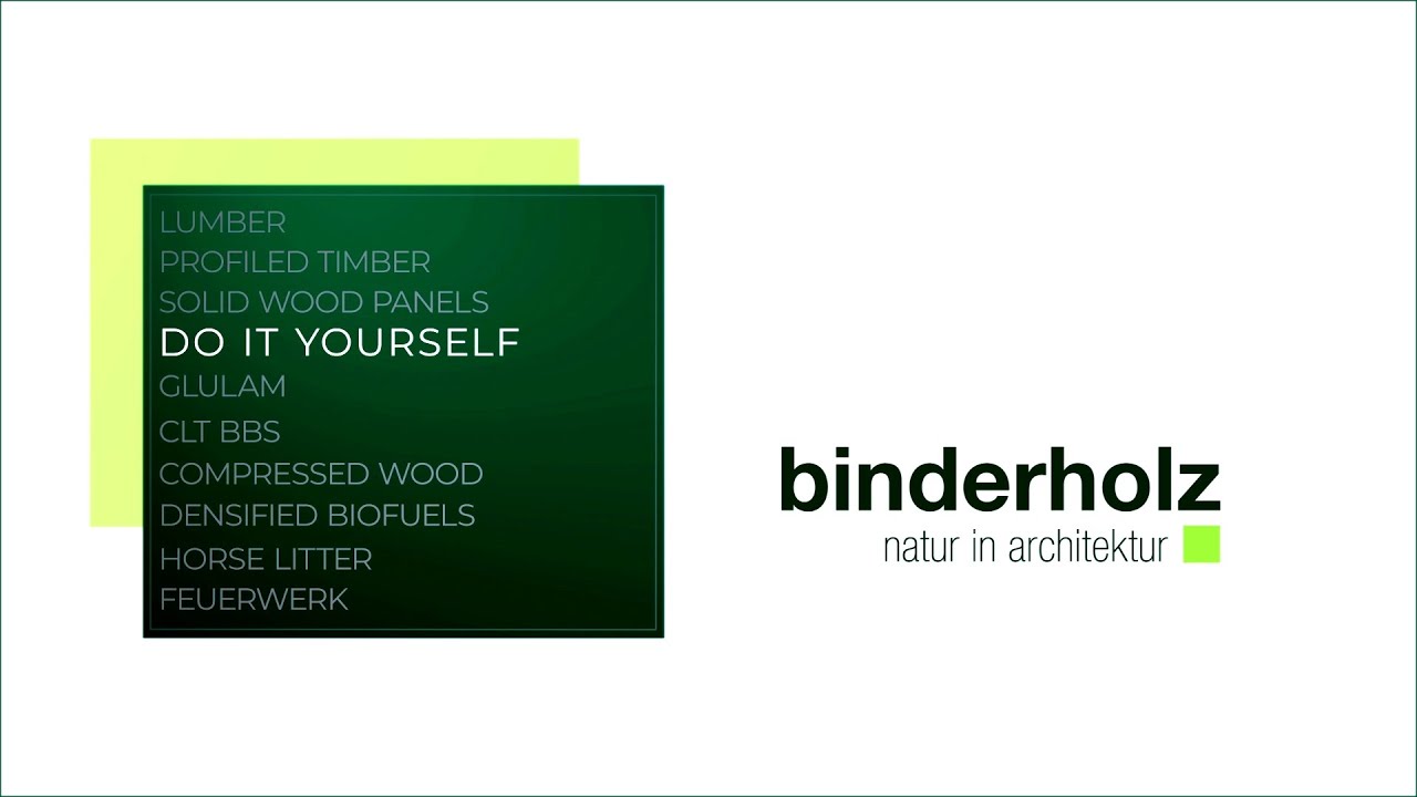 binderholz Do it yourself | english