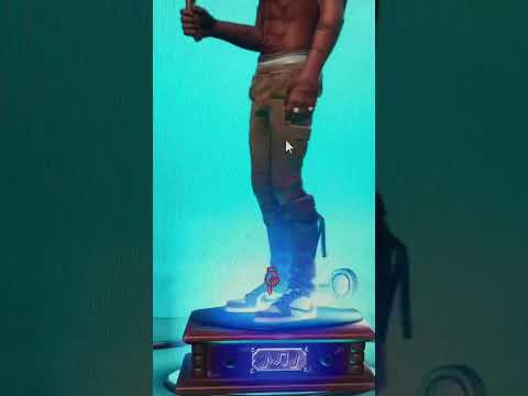Travis got fake Jordan's 😲 #travisscott #jordan #fortnite