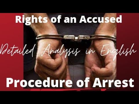 Legal rights during police arrest | Rights of accused | Arrest rules in Crpc | Law on arrest