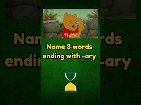 Riddle Challenge: Name 3 Things Starting with ARY! #quiz #riddle #riddleoftheday #viral #shorts