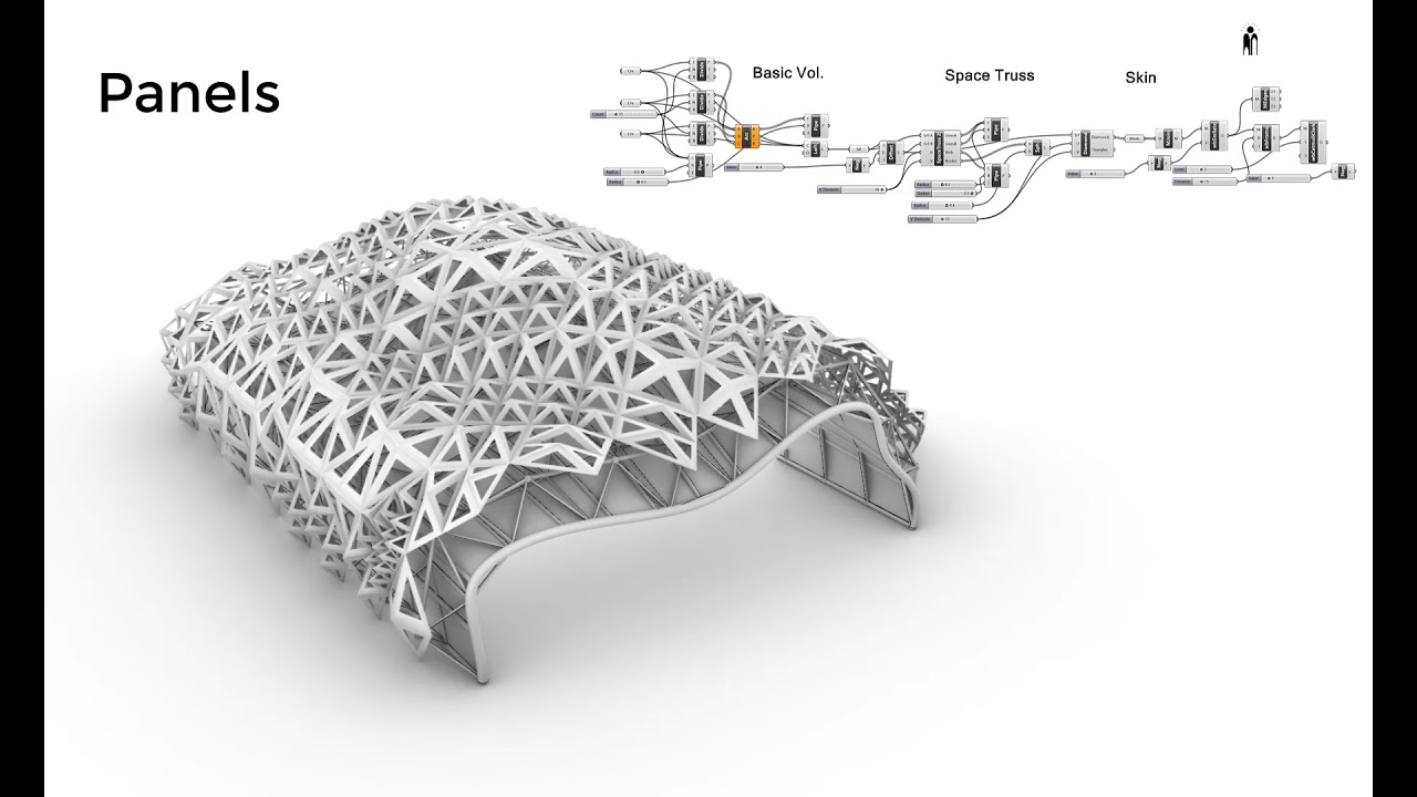 Parametric Space Truss Pavilion