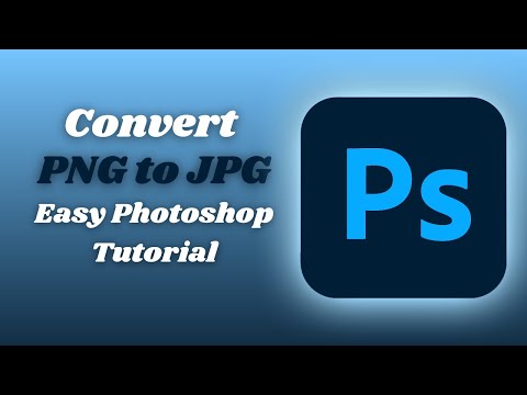 How to Change PNG to JPG in Photoshop: Quick and Easy Guide || Virtual Comrade