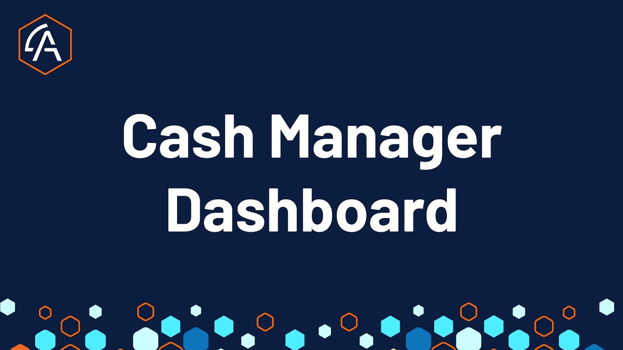 About IT - Data Visualisation: Cash Manager Dashboard