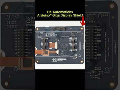 Arduino® GIGA Display Shield Introducing the GIGA Display Shield, a touch screen