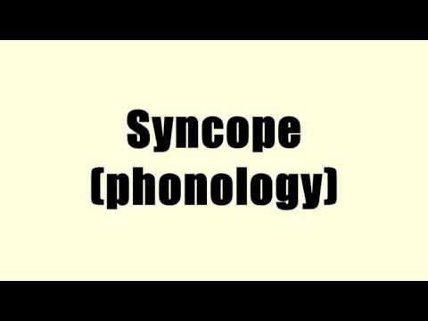 Syncope (phonology)