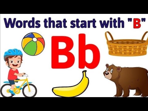 Letter b words | Words start with b | a to z letter words #alphabet​