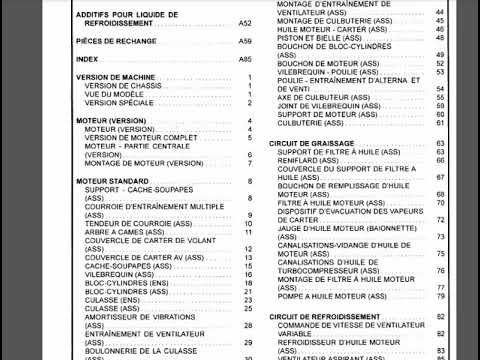 Caterpillar parts catalog